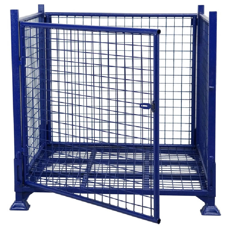 Stillage Cage Pallet Cage with Swing Door | Stillage Cage Australia ...